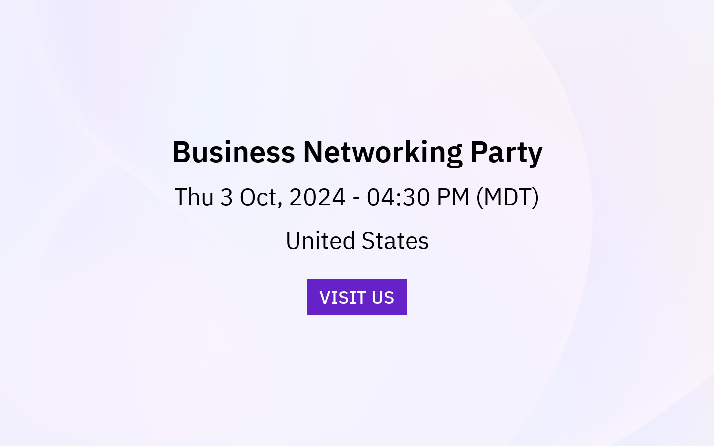 Business Networking Party